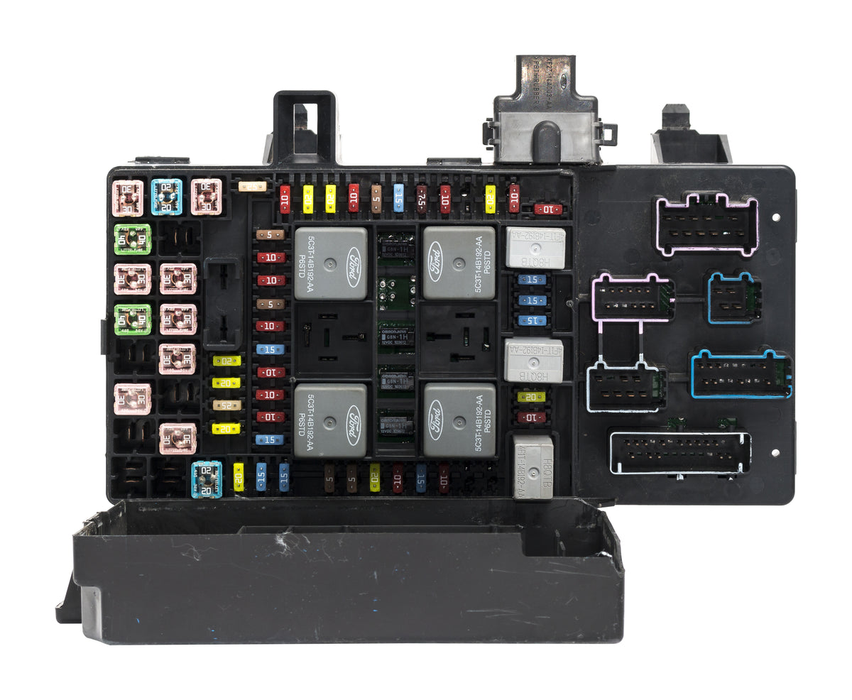 2007 Ford F-150 Right Hand Kick Panel Engine Fuse Box Part Number 7L3T ...