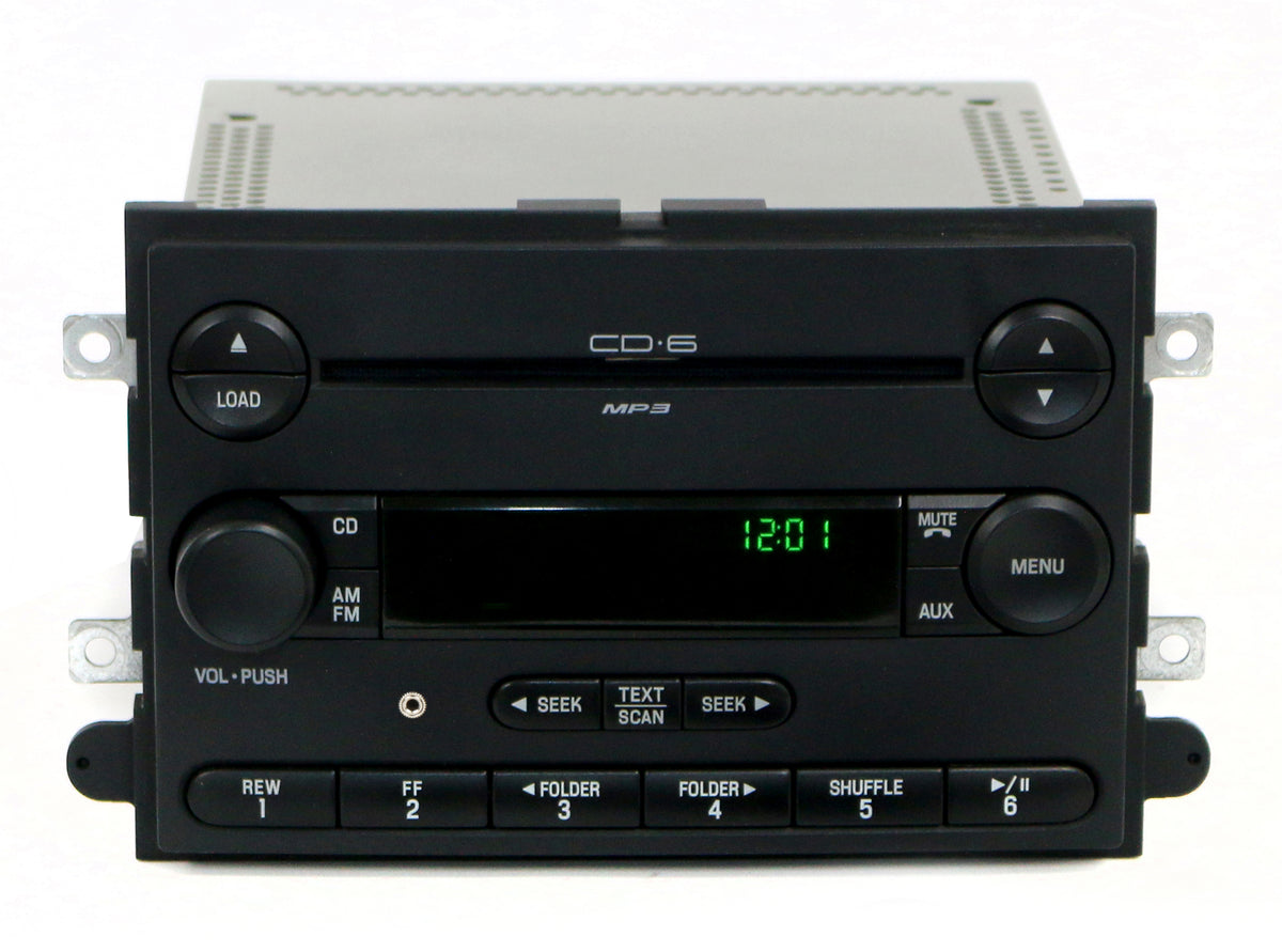 07 Mercury Mountaineer Ford Explorer AM FM 6 CD Radio w Aux Input 7L8T ...