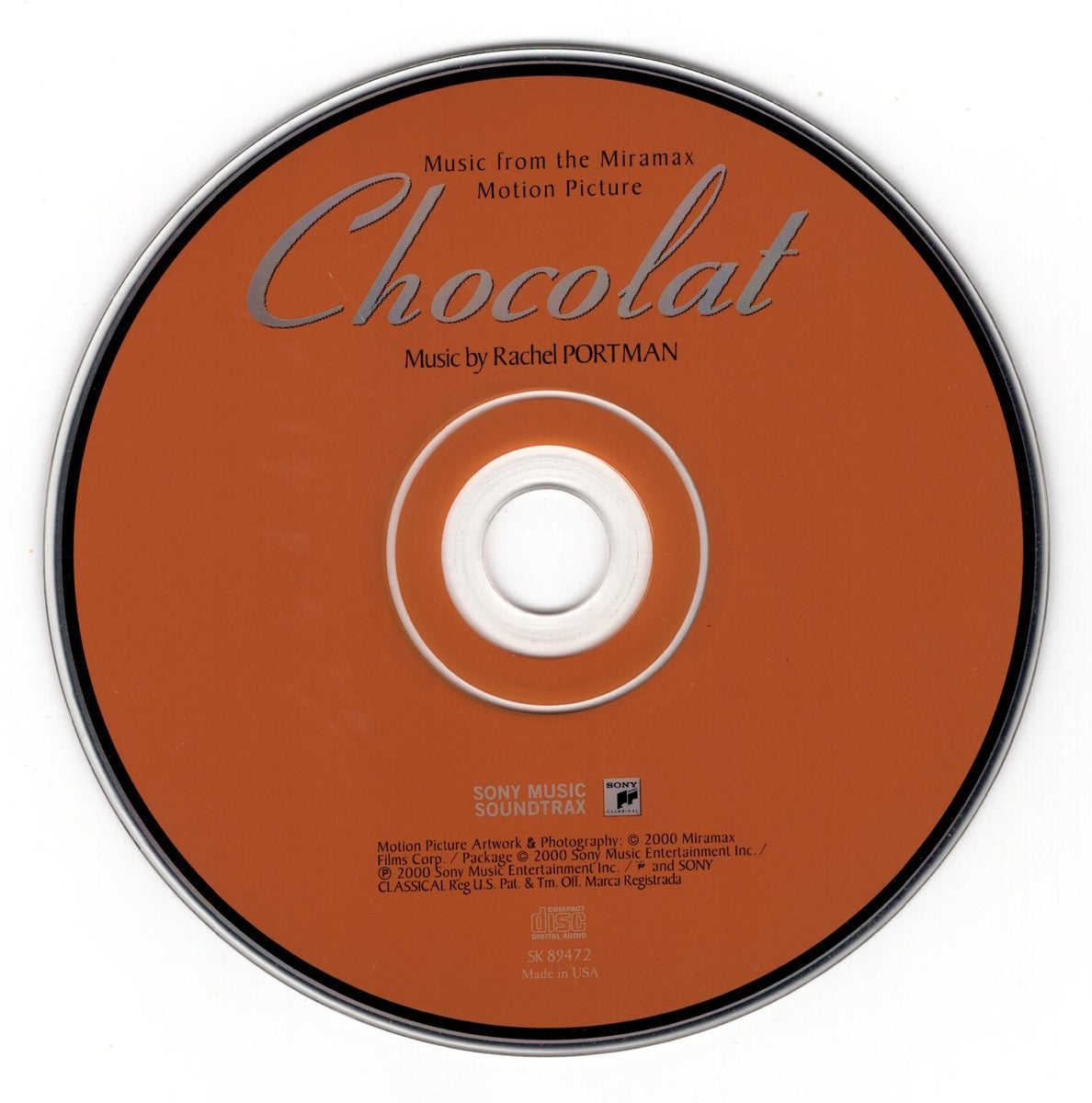 Chocolat Music Original Motion Picture Soundtrack CD Professionally Cl ...