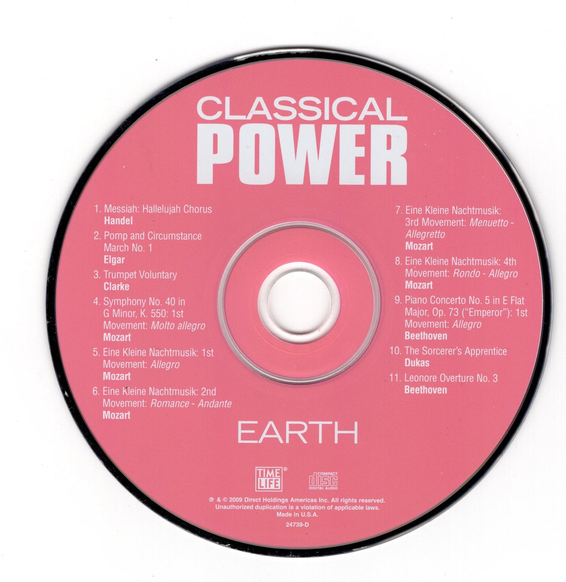 Classical Power Earth Various Artists Classical Music CD Professionall ...