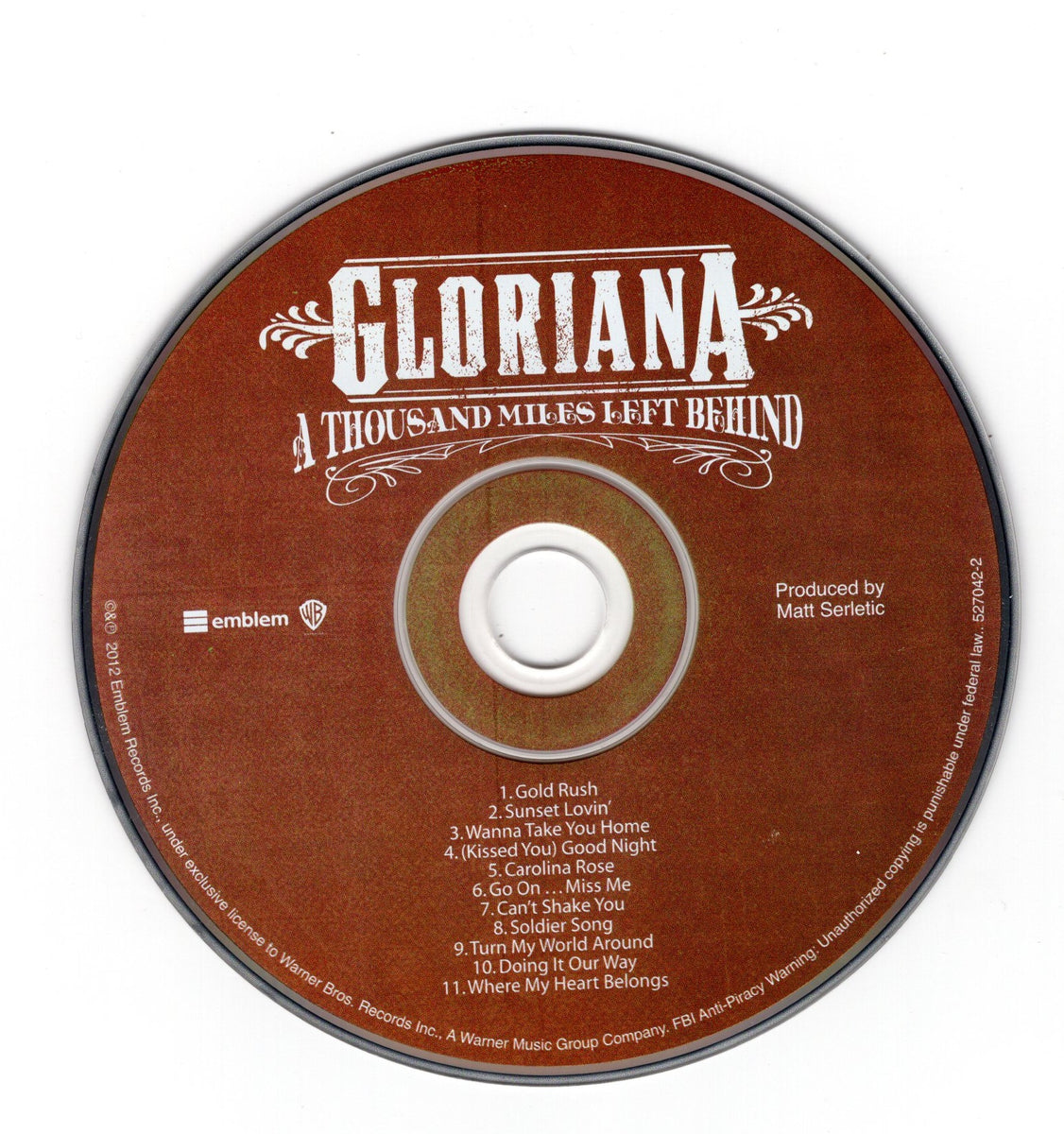 Gloriana A Thousand Miles Left Behind CD Professionally Cleaned ...