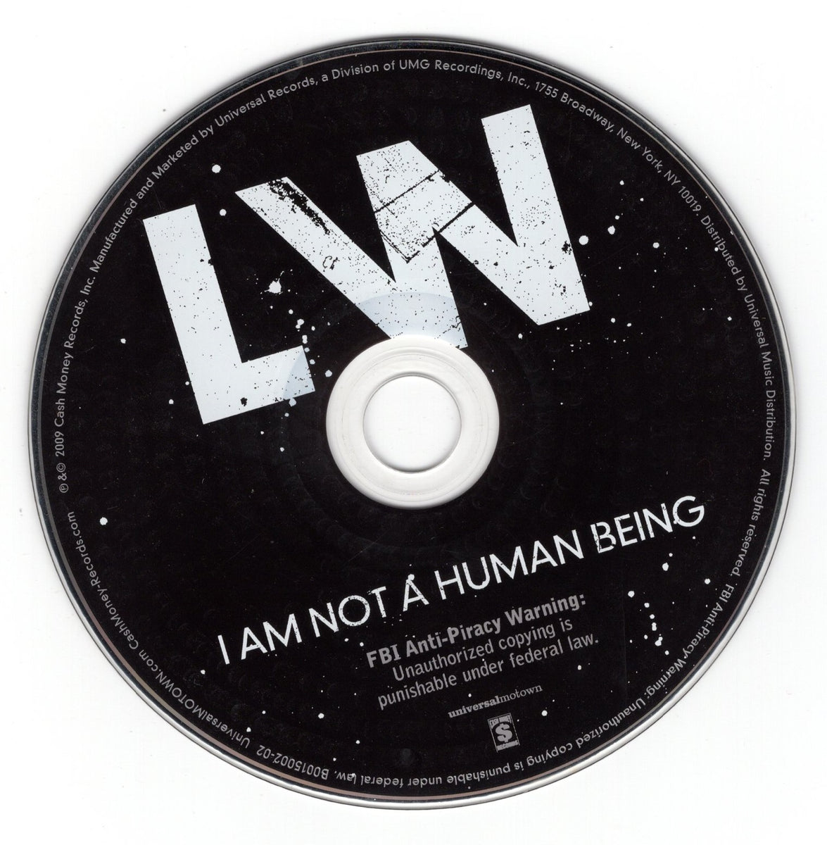 Lil Wayne I Am Not a Human Being Universal Records CD Professionally C ...