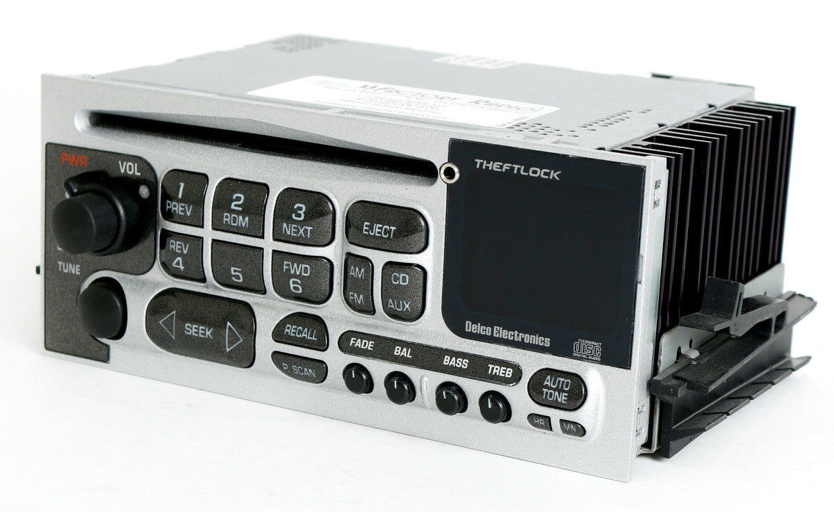 Chevy 95-05 Truck Radio - AM FM CD Player w Aux mp3 Input in Face - Si ...