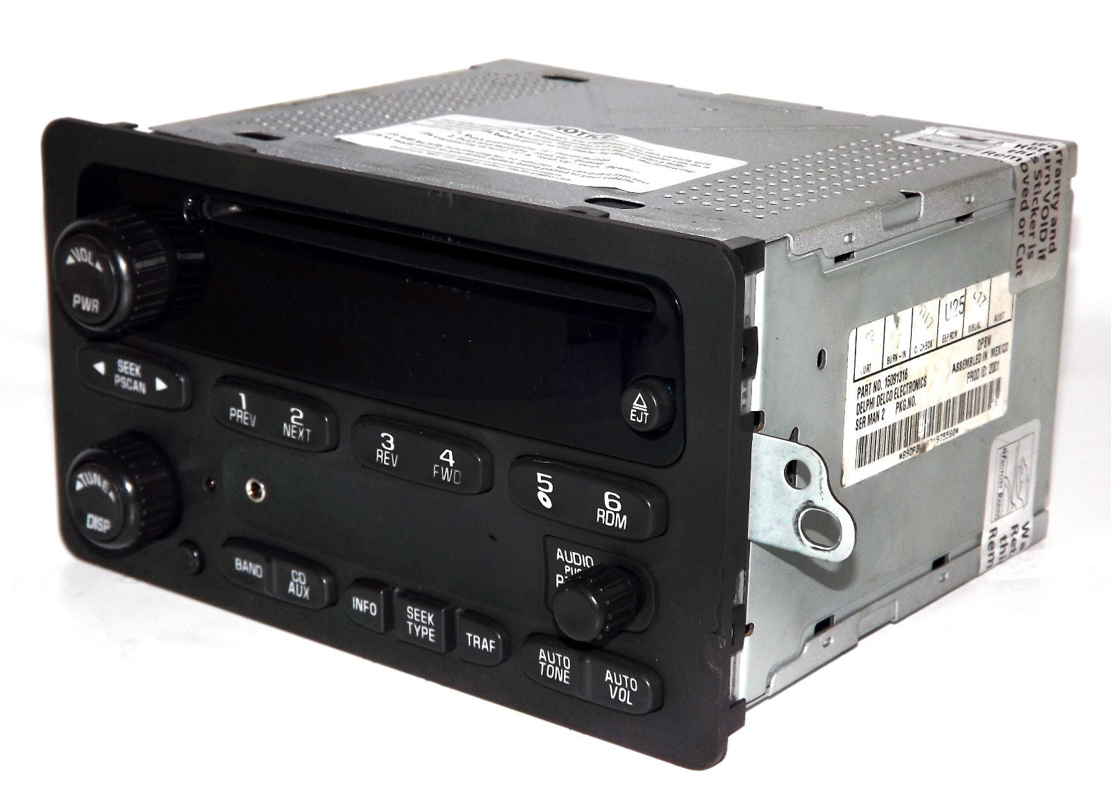 Chevy & GMC S10 Body 2001-2003 Truck Radio - AM FM CD w Aux iPod Input ...