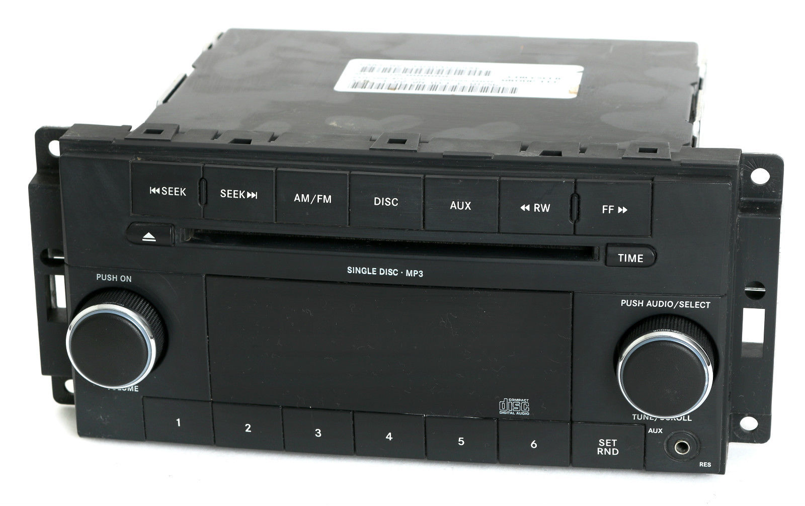 Dodge Jeep Chrysler 2008-2013 Radio AMFM mp3 CD w Aux iPod Input RES P ...