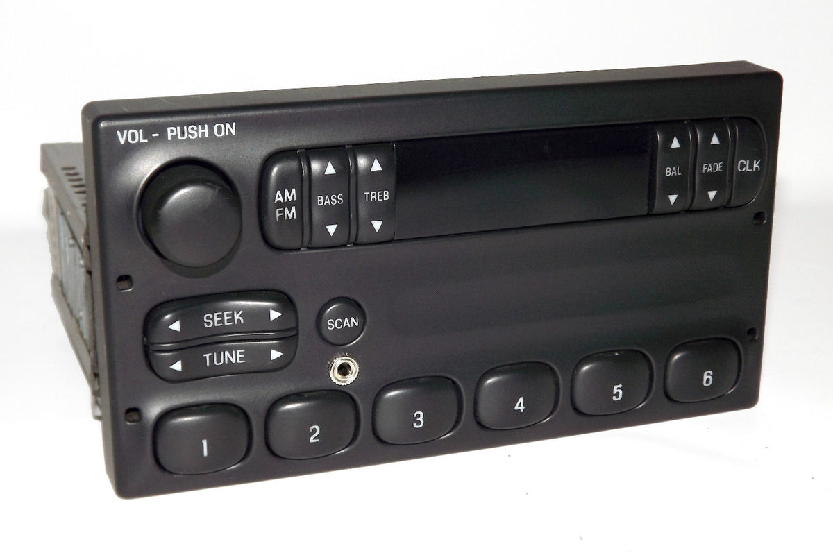 Ford 97-98 F150 F250 Truck - AM FM Radio w Aux iPod Input - F57F-19B13 ...