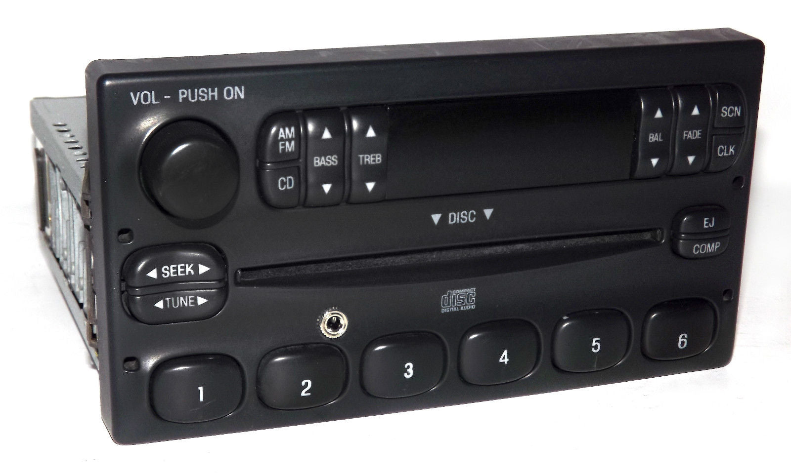 Ford Mercury Mazda AM FM CD Player w Auxiliary 3.5mm iPod Input - F87F ...
