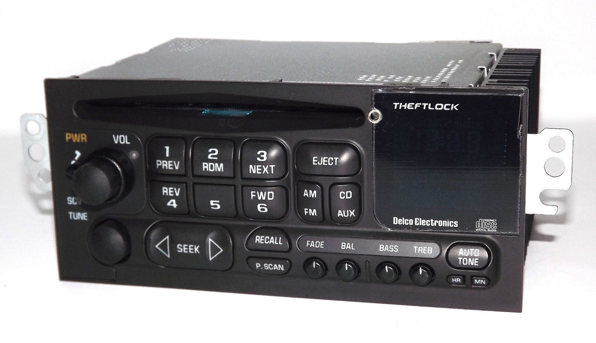 GM Delco 96-02 Chevy Car S10 Radio - CD Player 3.5mm Aux iPod mp3 Inpu ...