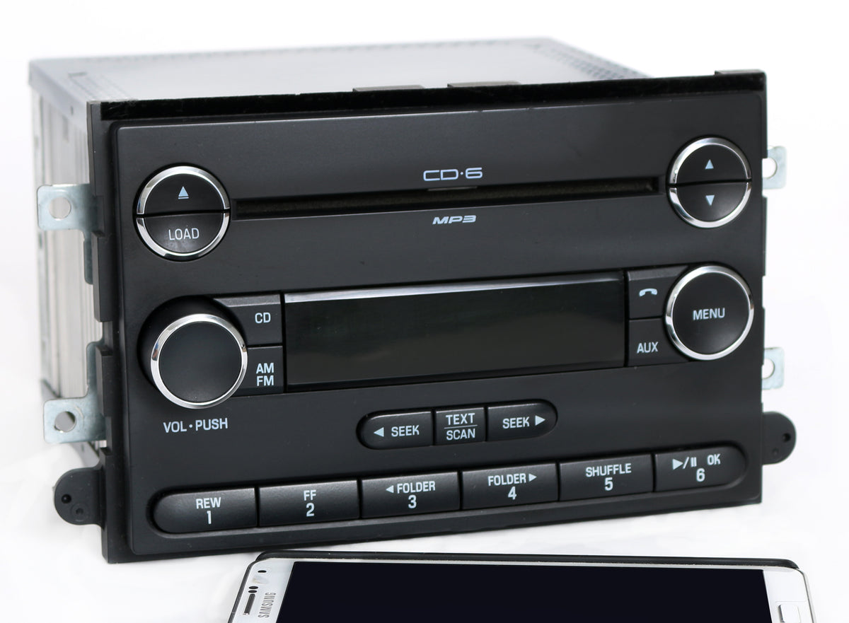 2008 Ford Expedition Radio AM FM 6 Disc Player w Bluetooth Music 8L1T ...