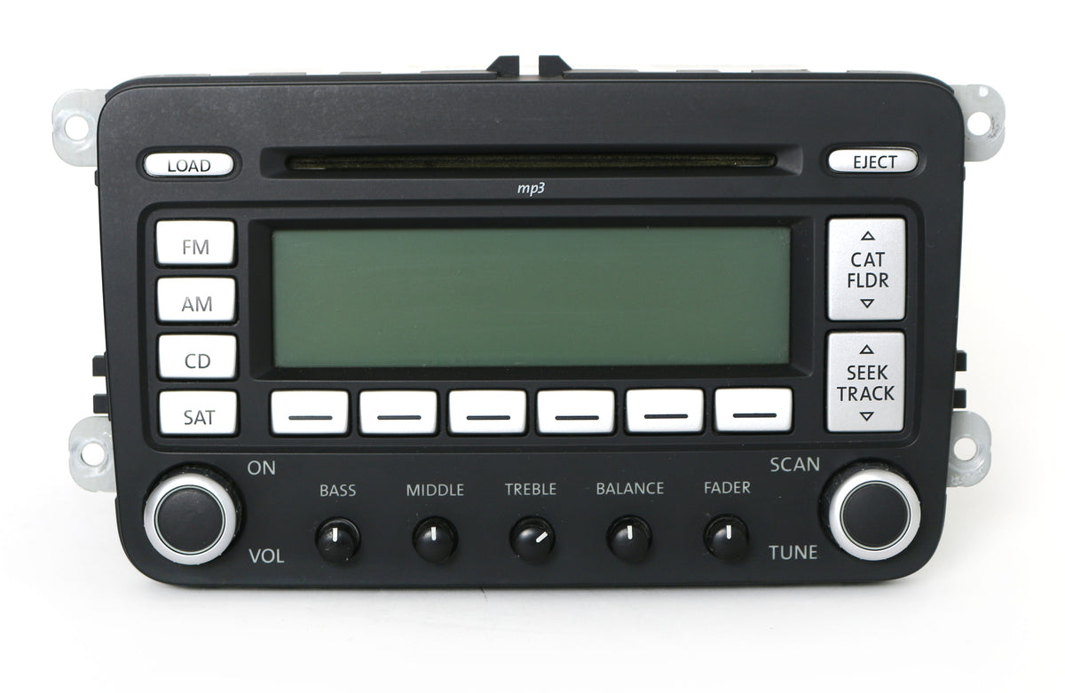 06-09 Volkswagen EOS AMFM XM Premium 7 Radio CD Player Code Included 1 ...