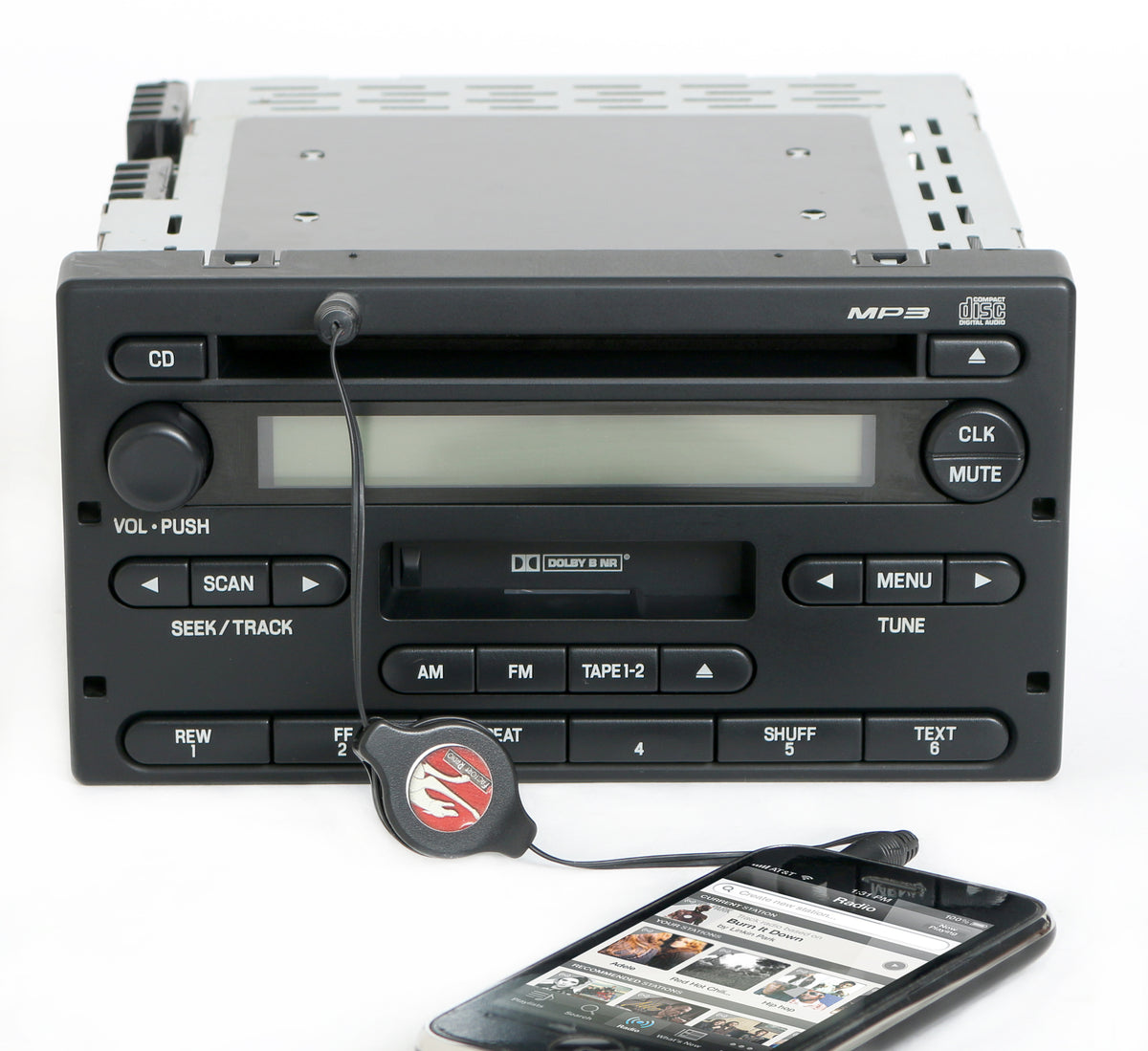 Ford Ranger 2004-2006 Radio AM FM CD Cassette Player w Aux Input 4L5T ...