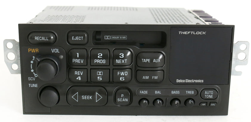 GM Delco 1996-02 Chevy Car & S10 Radio AMFM Cassette Player 09383831 ...