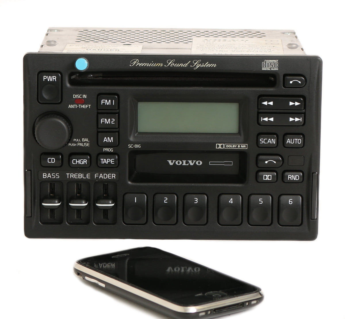 Volvo 70 90 Series 97-04 Radio AM FM CD CS Bluetooth Prem Sound 353392 ...