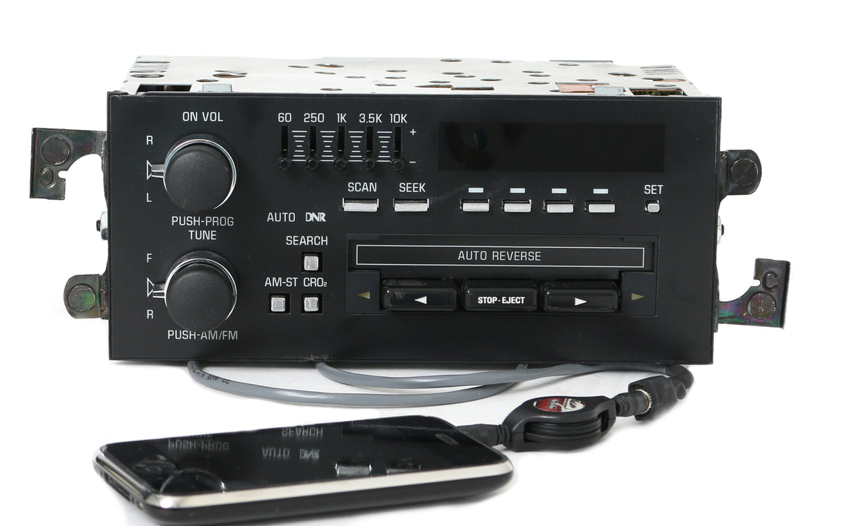 1994-1995 Cadillc Deville Radio AM FM Cassette w Auxilliary Input 1617 ...