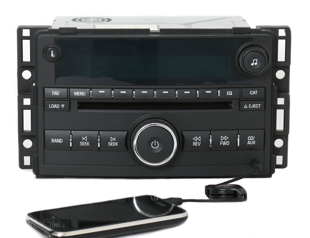 2007-2008 Chevy Cobalt Pontiac G5 AM FM Radio 6 Disc Player w Aux Inpu ...