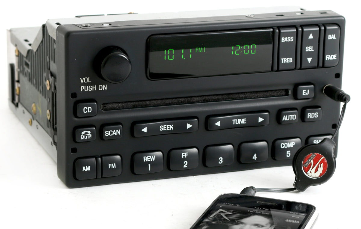 1999-2004 Ford F150 Truck Radio AM FM CD w Auxiliary 3.5mm Input 1L3F ...