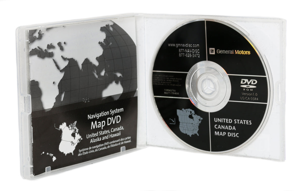 2002-2009 Buick Chevrolet GMC Hummer Saab Navigation CD MAP DISC - 159 ...