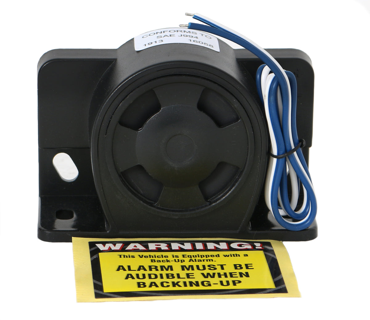 Universal Backup Warning Alarm 112dB Beeper w Wires - Construction Hea ...