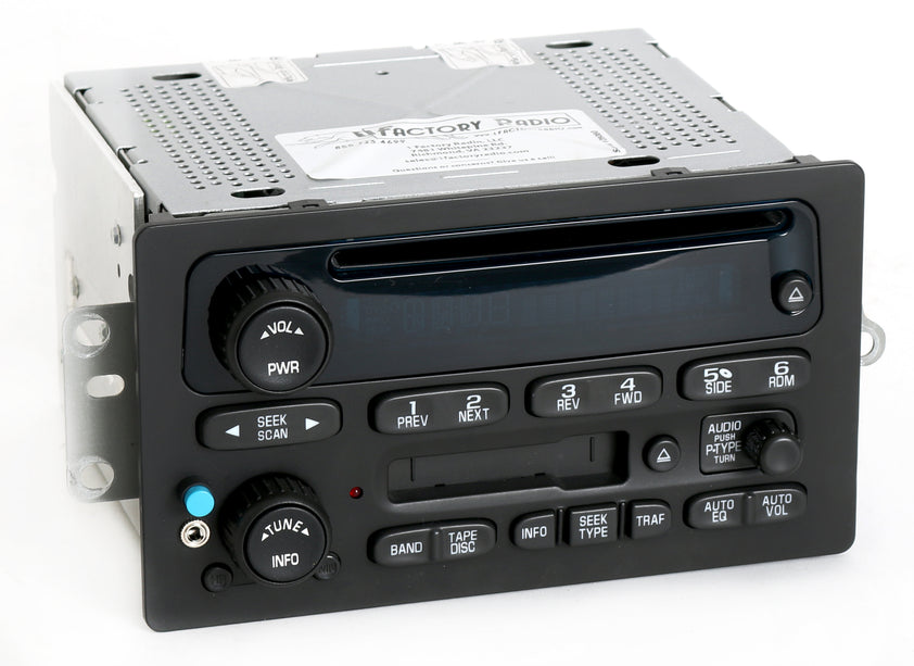 Chevy GMC 2005-09 Truck AM FM CD CS Radio w Aux Input & Bluetooth Musi ...