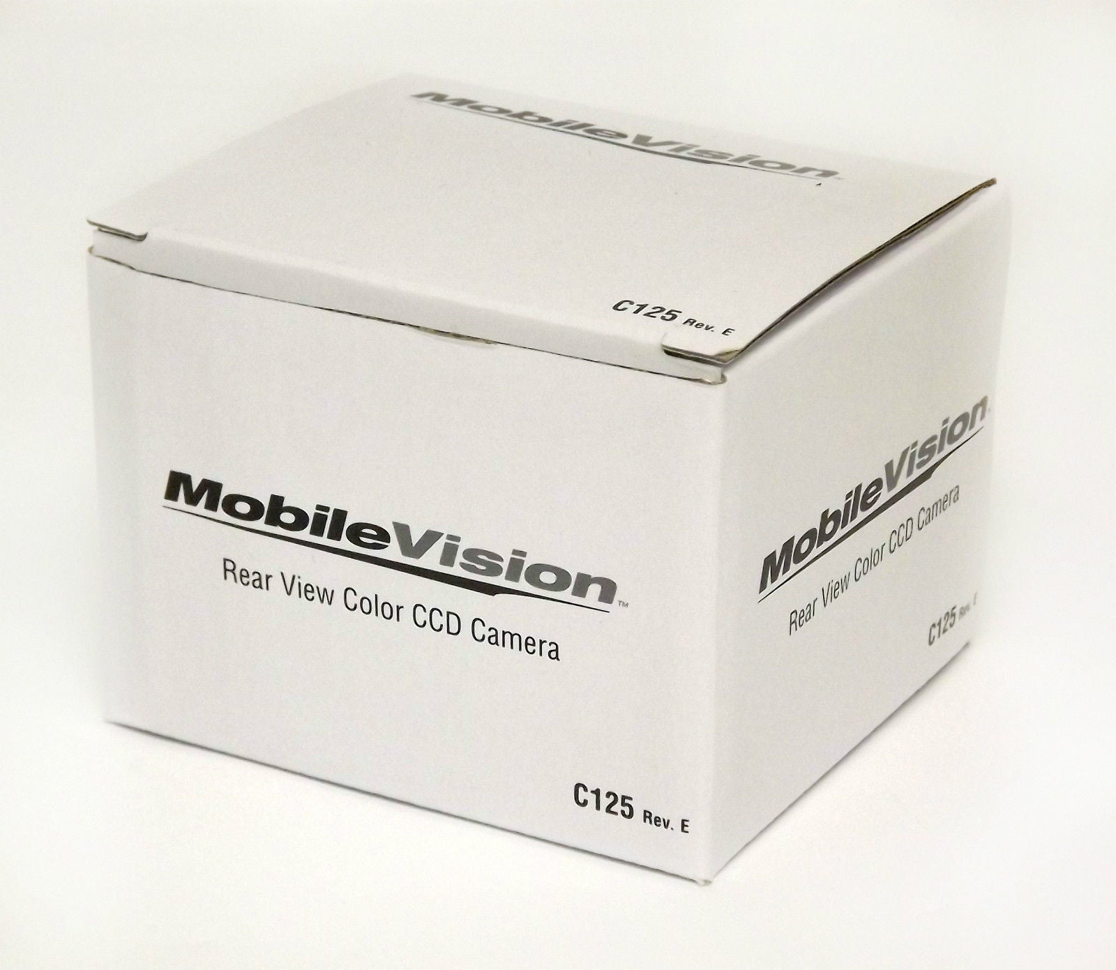 MobileVision 7" Quad Camera 4 Input Monitor & Rear View Color CCD Back ...